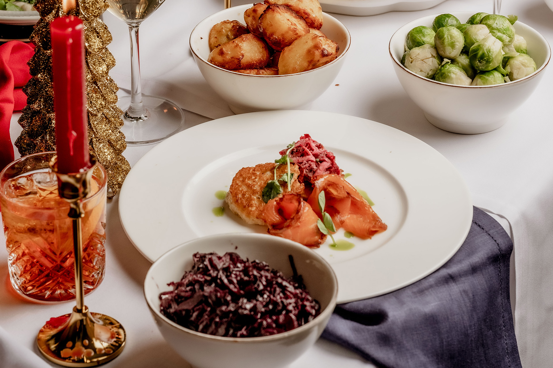 Book Christmas Parties & Christmas Dinner | The Huntsman, Bath, Bath